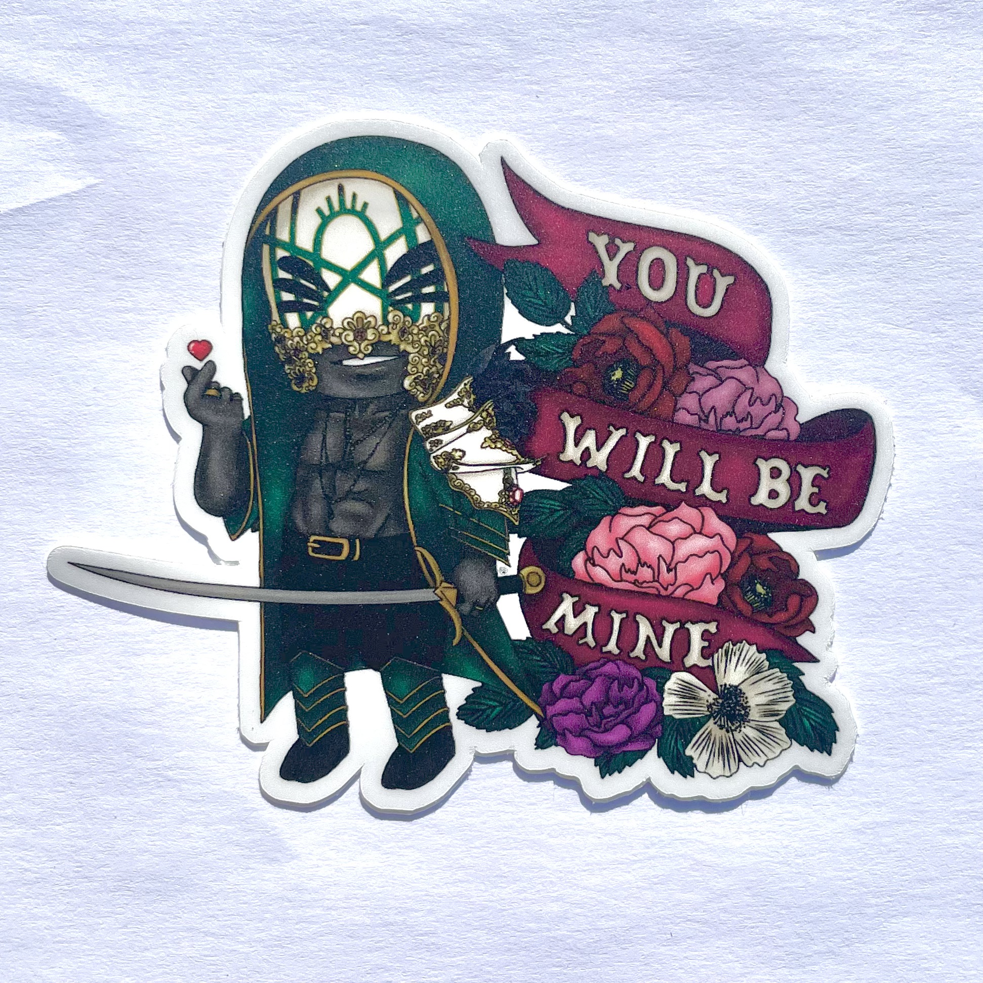 Sleep Token - Vessel With Lyrics Vinyl Sticker - LUVLOCAL