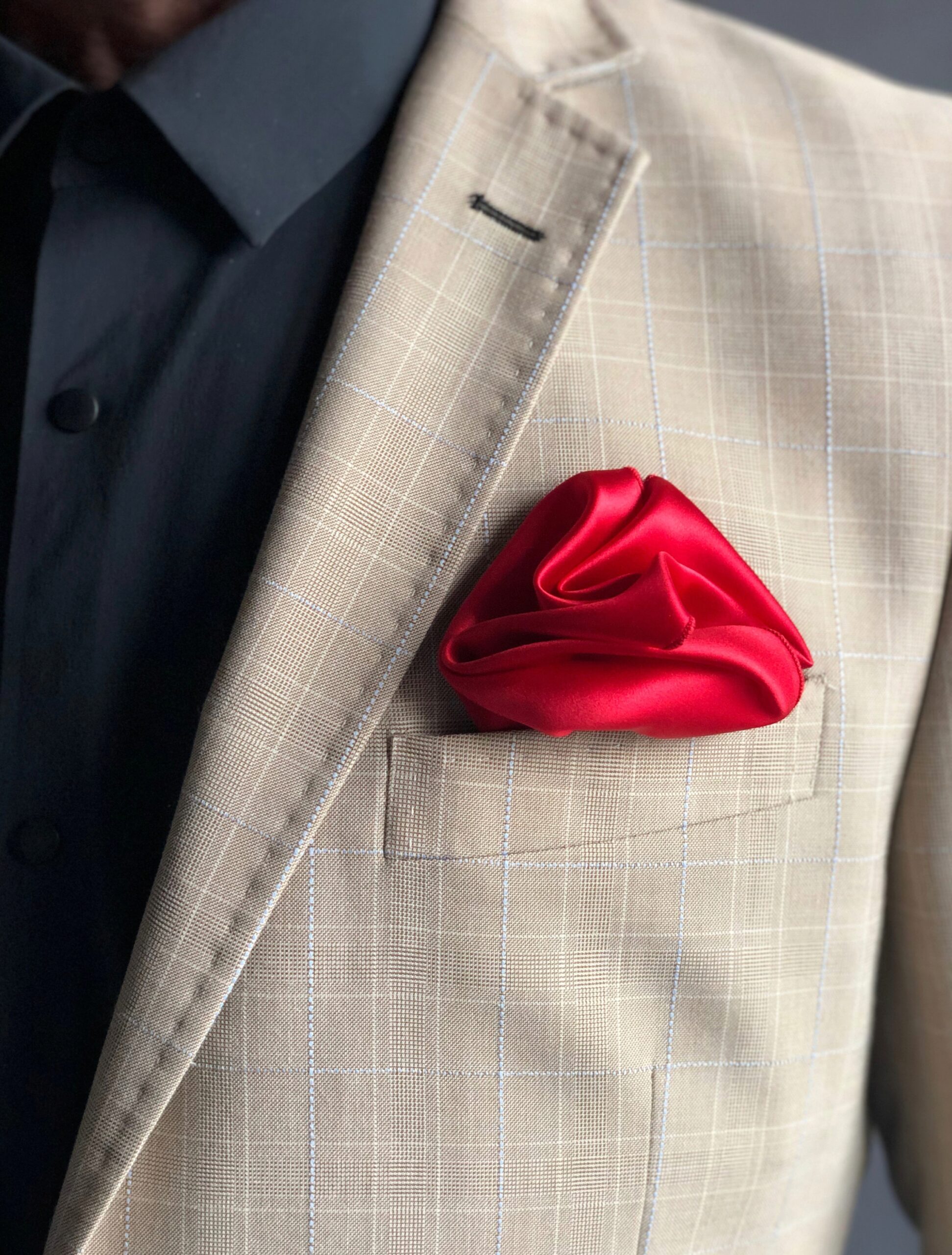 Rose Pocket Square - LUVLOCAL