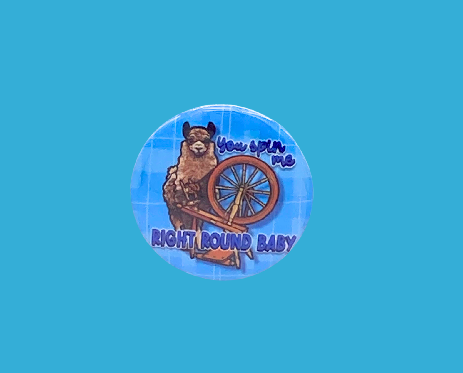 Spinning Blue Pin - LUVLOCAL