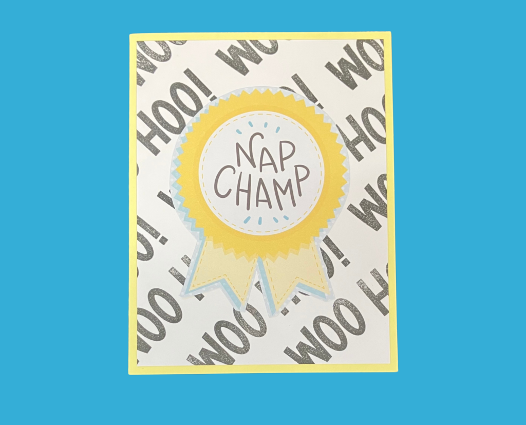 Nap Champ Greeting Card - LUVLOCAL