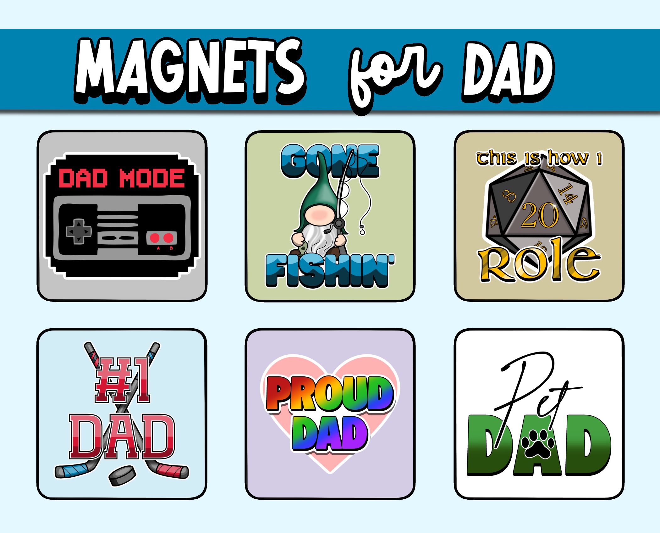 Father's Day Magnet - LUVLOCAL