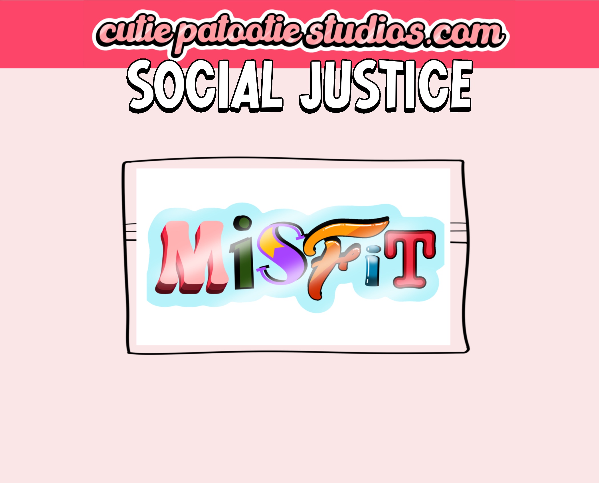 Misfit Sticker - LUVLOCAL