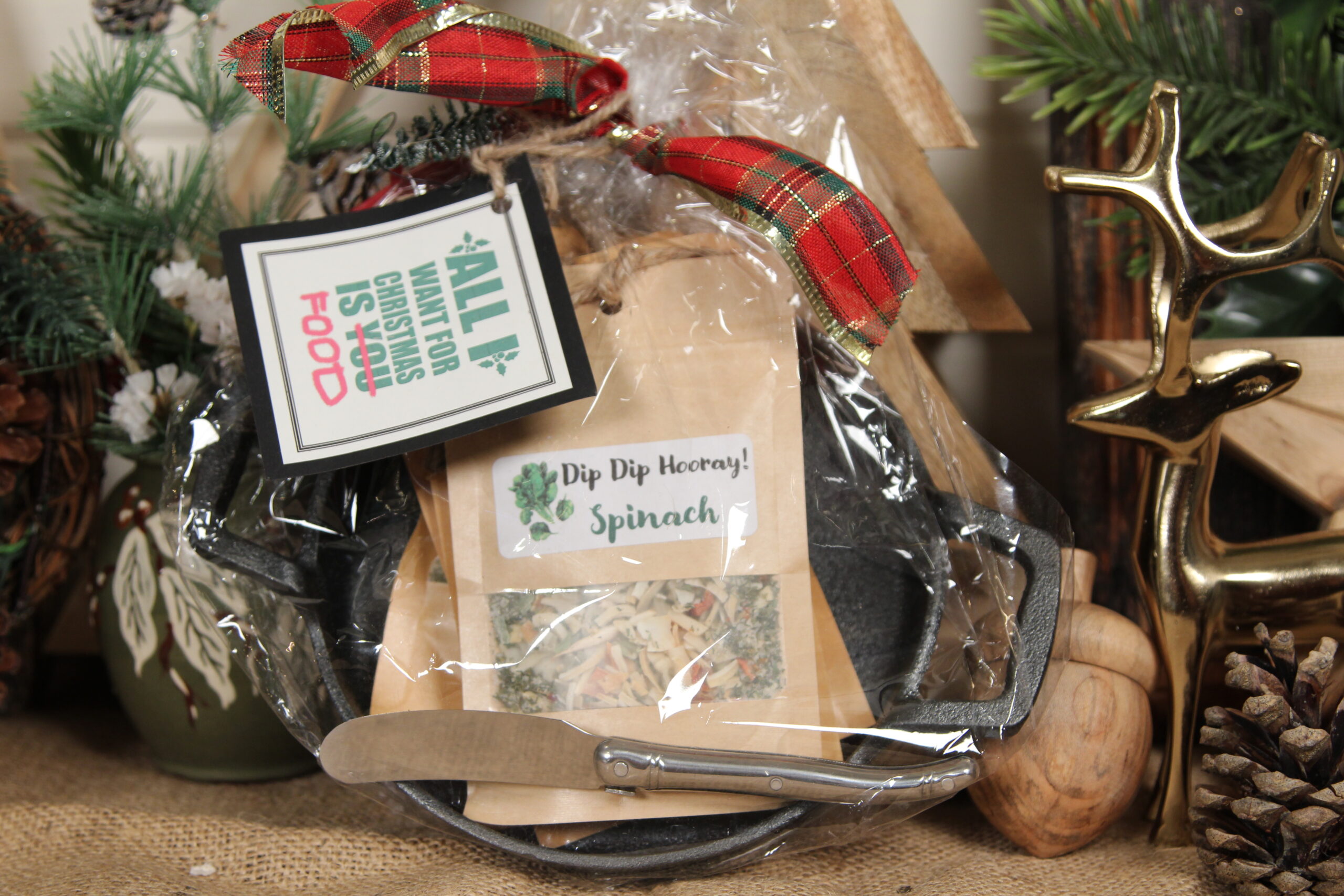 Baked Dip Gift Set (In Cast Iron Pan) - LUVLOCAL